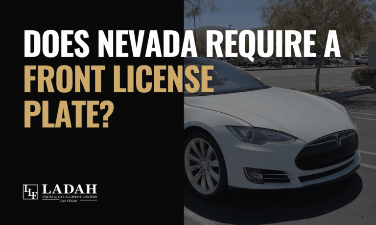 Does Nevada Require a Front License Plate? | Ladah Injury & Car ...